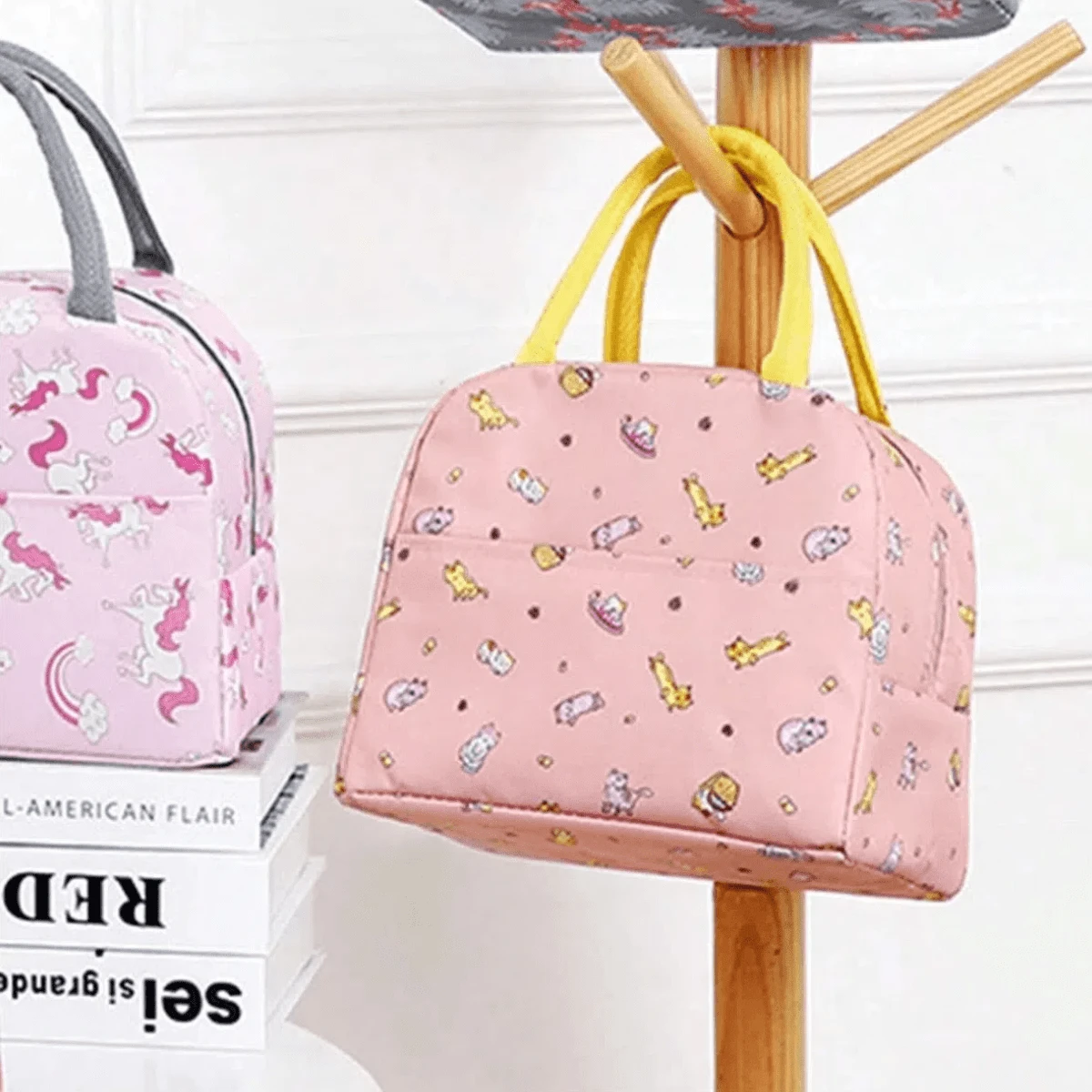 1pc Insulated Lunch Bag, Portable Cartoon Aluminum Foil Thermal Lunch ...