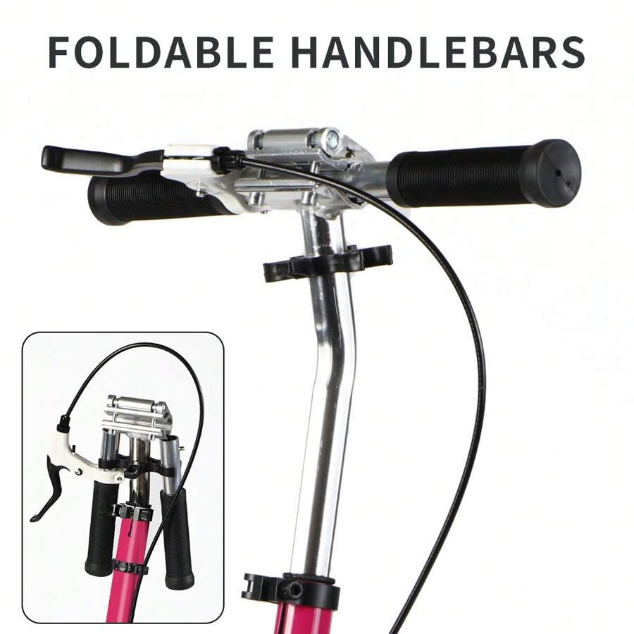 Non-Electric Scooter For Teens And Adults. Foldable And Adjustable ...