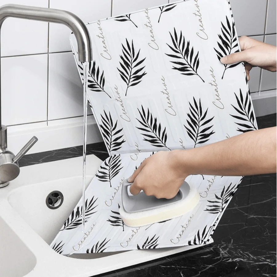 Foldable Aluminum Foil Heat Resistant Oil Splash Guard, High ...