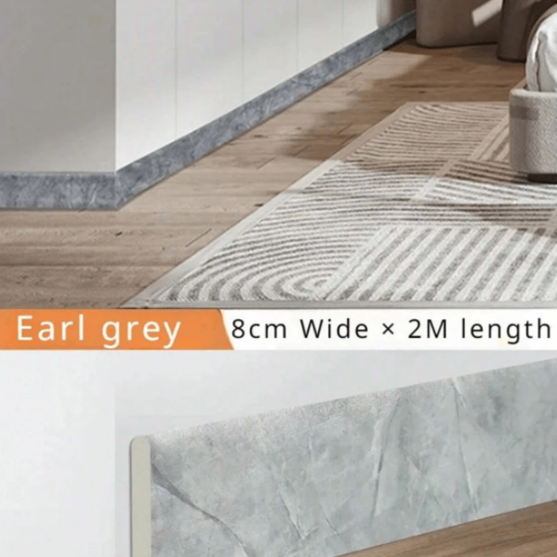 Self-Adhesive Wall Baseboard Stickers - Modern Style Thickened PVC Wall ...