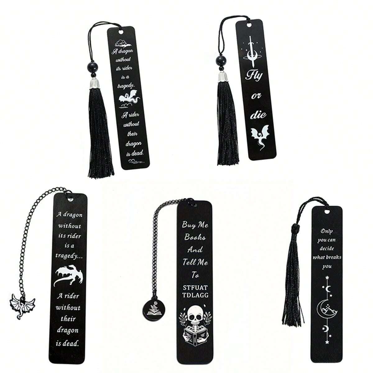 New Black Stainless Steel Western Biplane Dragon Laser Engraved ...