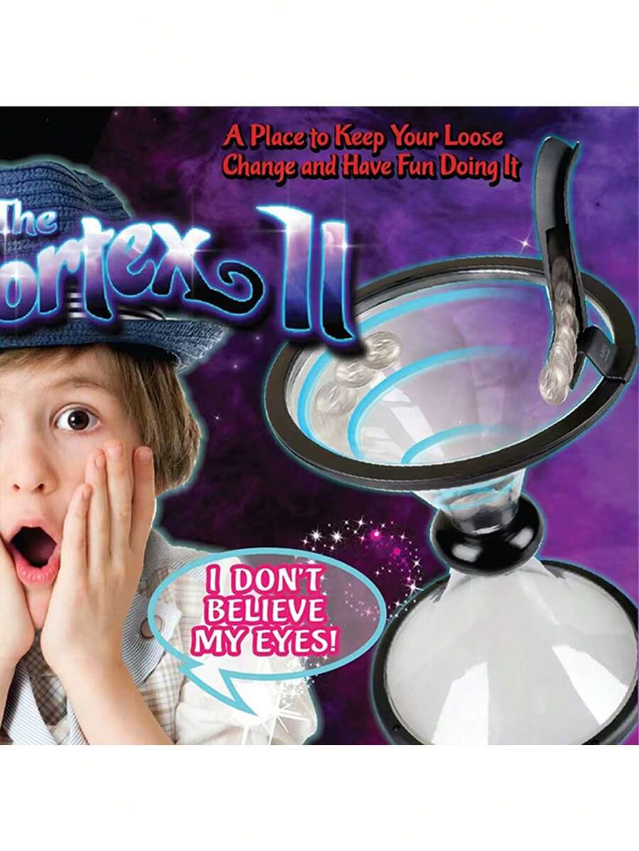 Whirlwind Piggy Bank, Gravity Spinning Coin Piggy Bank, Coin Toss ...