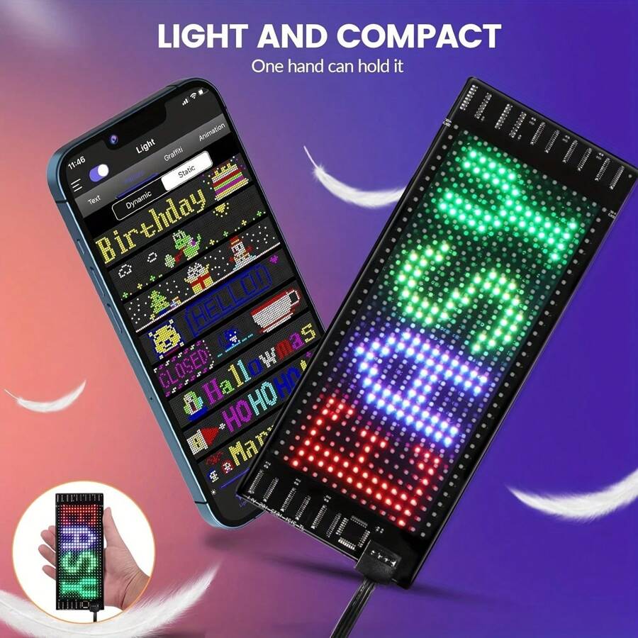 Flexible LED Soft Screen APP Controlled Car Advertising Display Rear ...