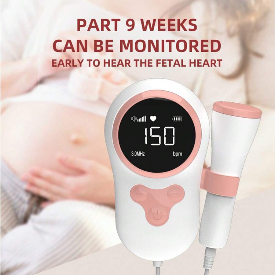 Portable Doppler Fetal Heart Rate Monitor For Monitoring Fetal Heart Rate During Pregnancy ...