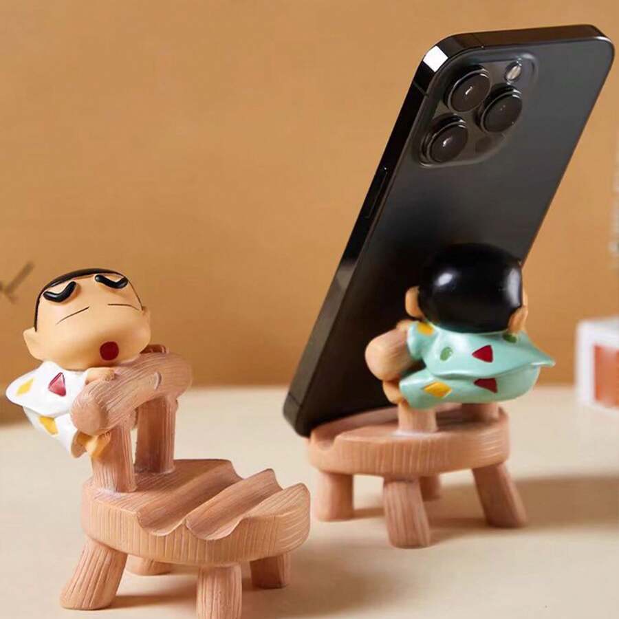 CRAYON SHINCHAN Crayon Shin Chan Mobile Desktop Stand Folding Slouchy ...