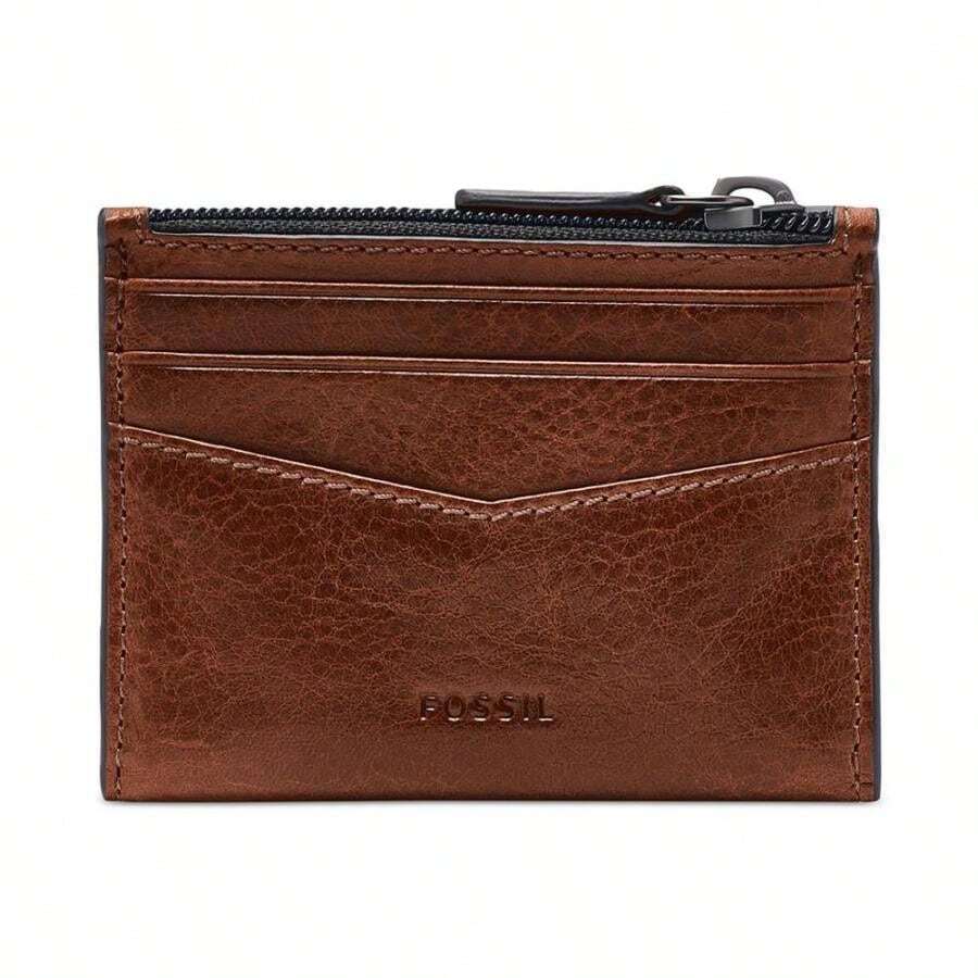 Fossil Men's Andrew Zip Card Case | SHEIN USA