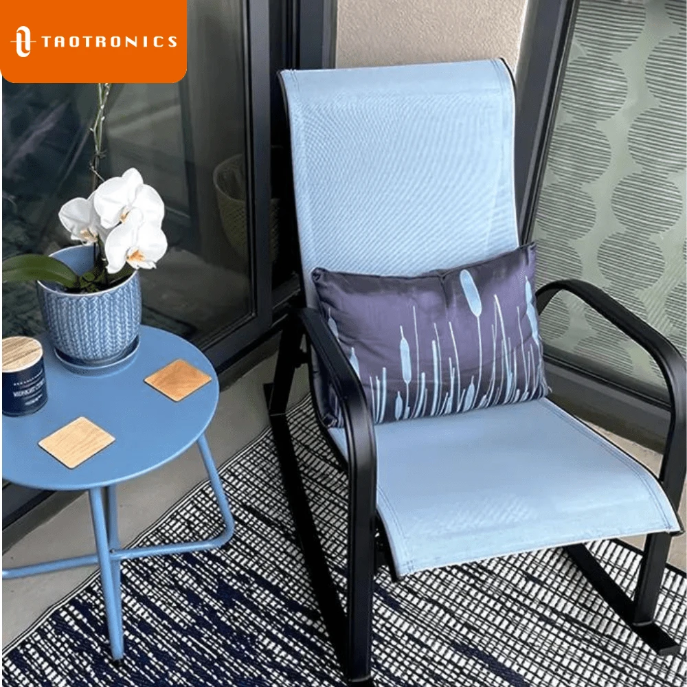 Outdoor Mesh Sling Rocking Chair Rocker Seating Outside For Front Porch ...