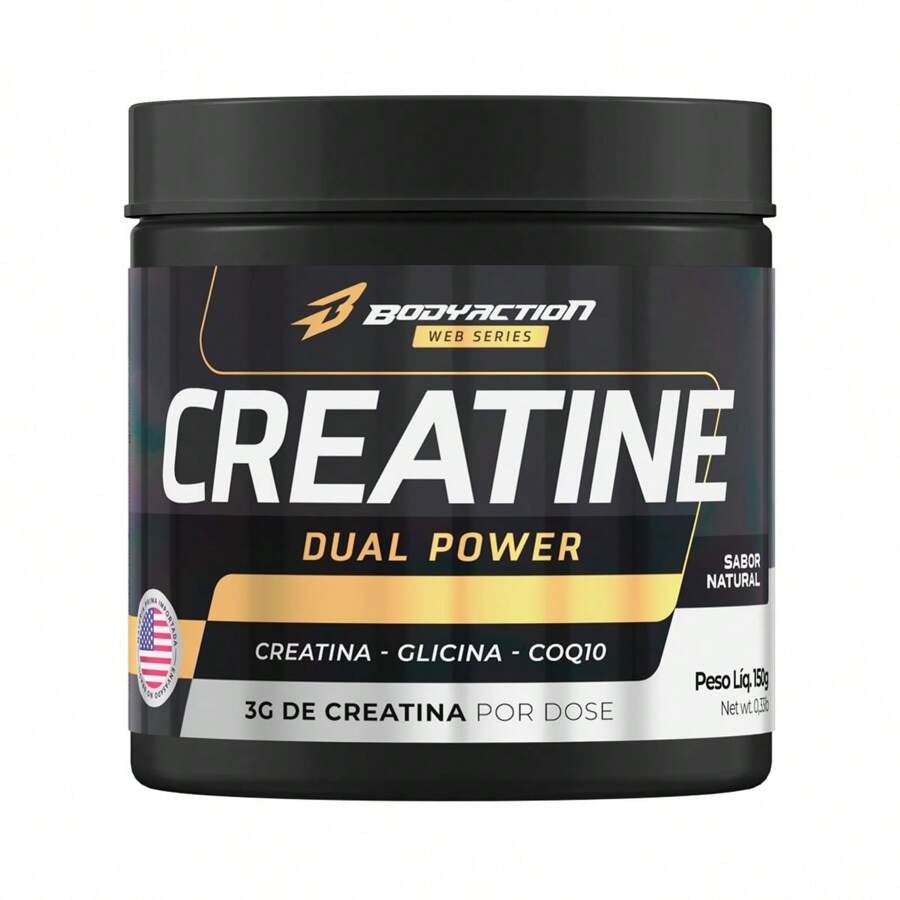 Bodyaction Oficial Dual Power Creatine Monohydrate 150g Bodyaction | SHEIN