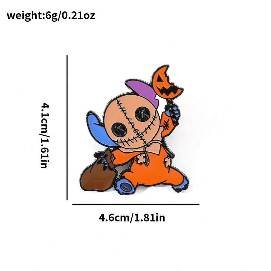 Disney Disney 1 Pc Funny Anime Lilo & Stitch Brooch Creative Stitch ...
