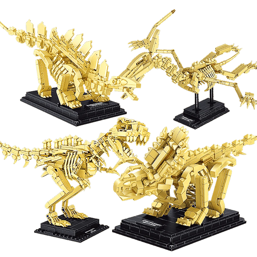 Dinosaur Building Toy, Dinosaur Fossil Exhibition Building Kit ...