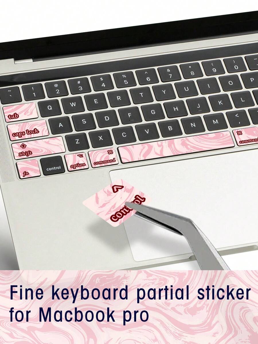 13.3 Inch Pro-16 Inch Laptop Partial Keyboard Stickers, DIY Cartoon ...