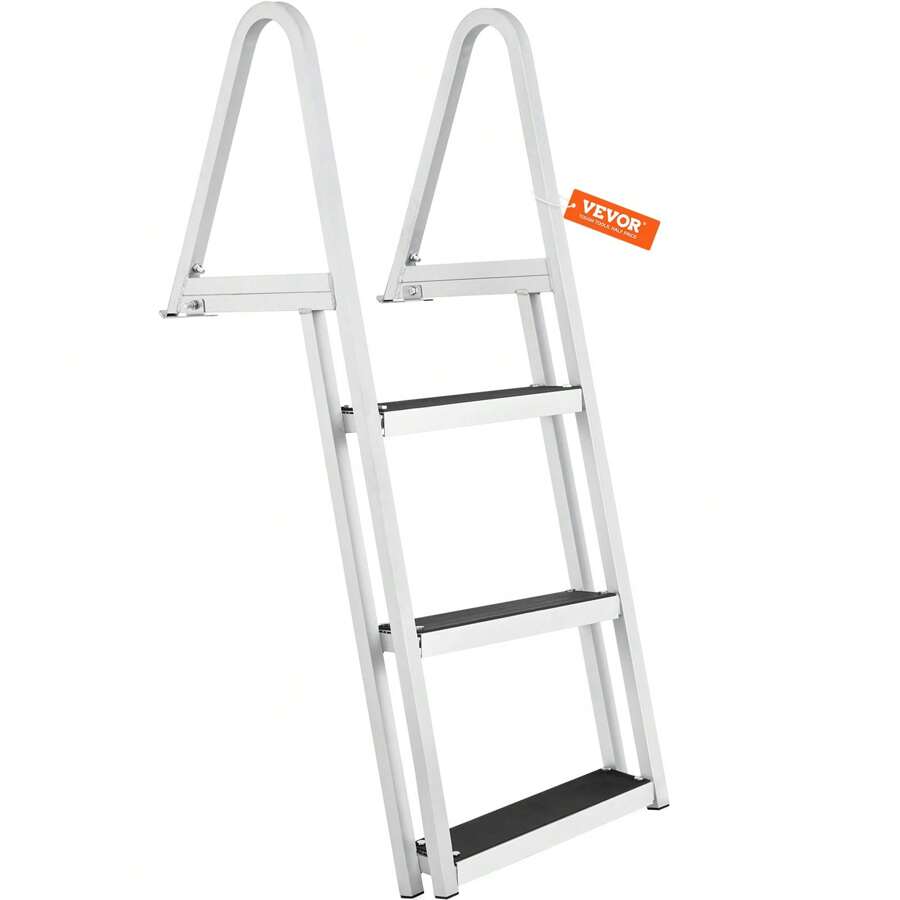 SKYSHALO Removable Dock Ladder 3/4/5 Steps, 350/500lbs Load Capacity ...