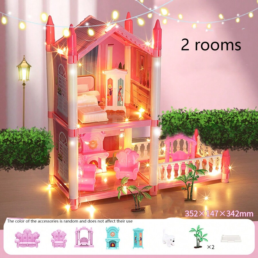 Doll House Set For Girls, Princess House Toys,Pretend Play Dreamhouse ...