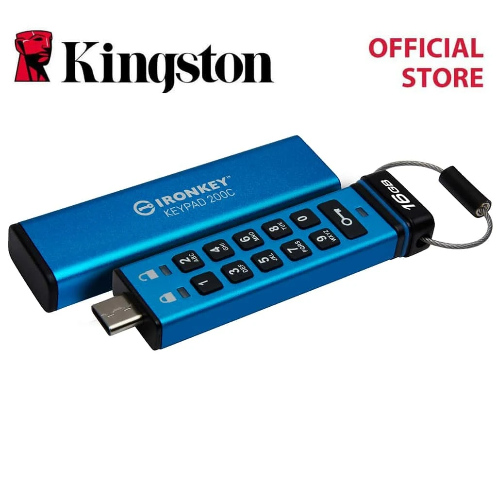 1pc IronKey Encrypted USB Keyboard, 16GB, Alphanumeric, Multipath ...