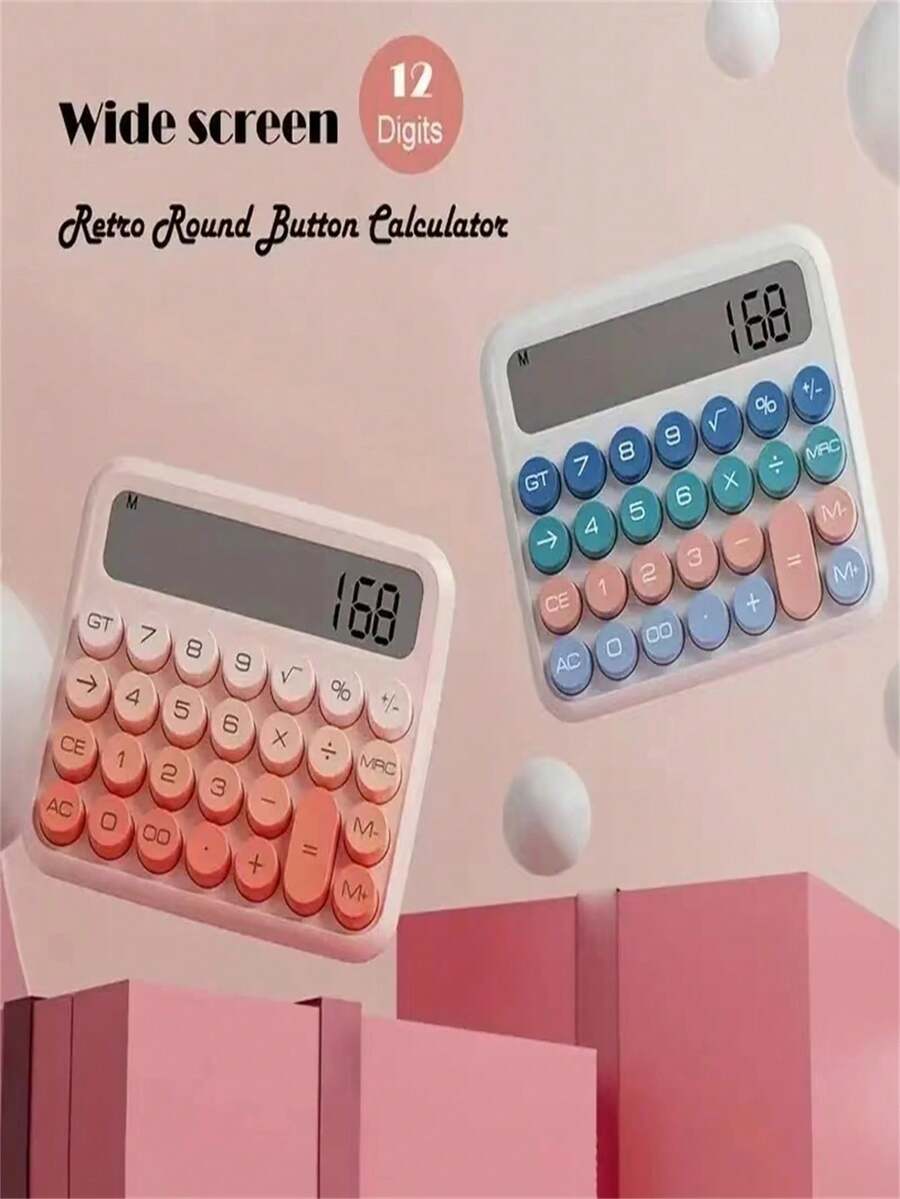 Flexible Keyboard Calculator 12-Digit Calculatorwith Silent Mechanical ...