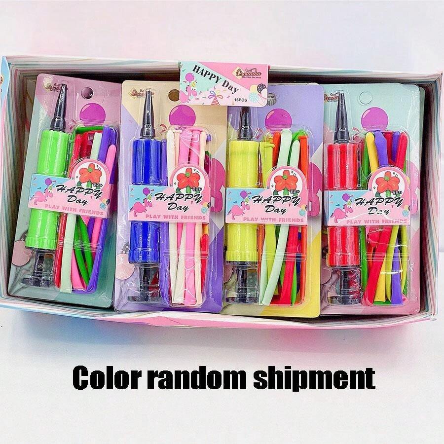 1set Magic Elongated Balloon Kit For Birthday Party Decor, Includes ...
