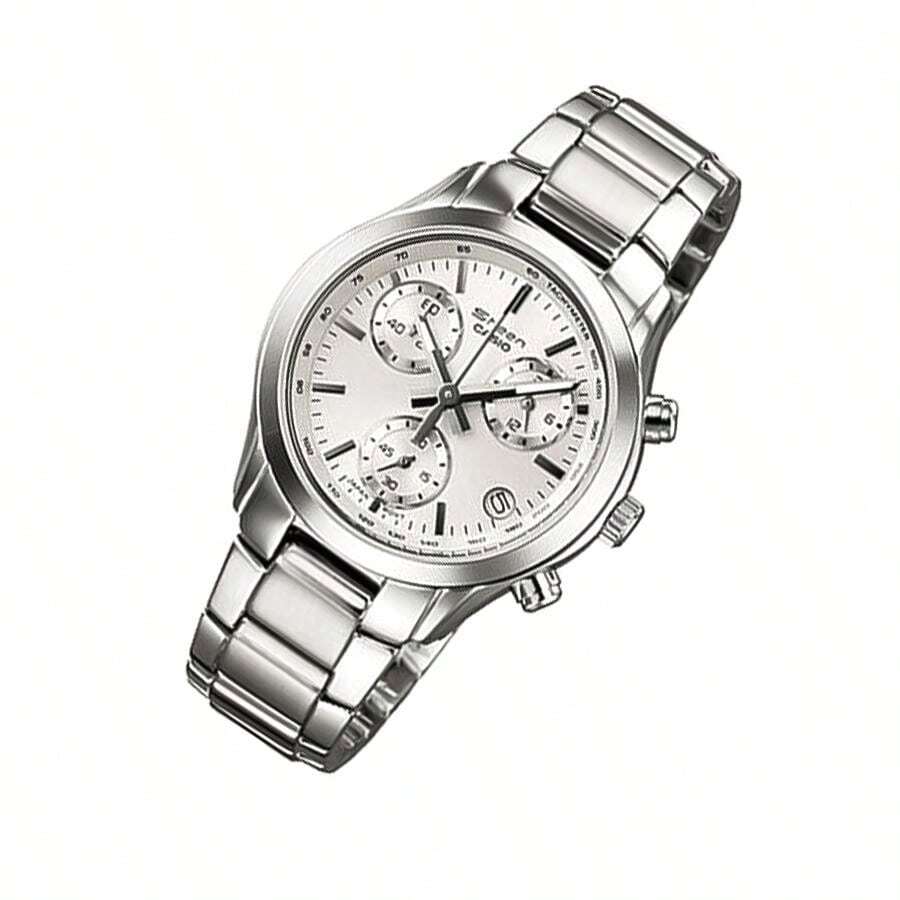 Casio Sheen Women Quartz Watch, Analog Display And Stainless Steel ...