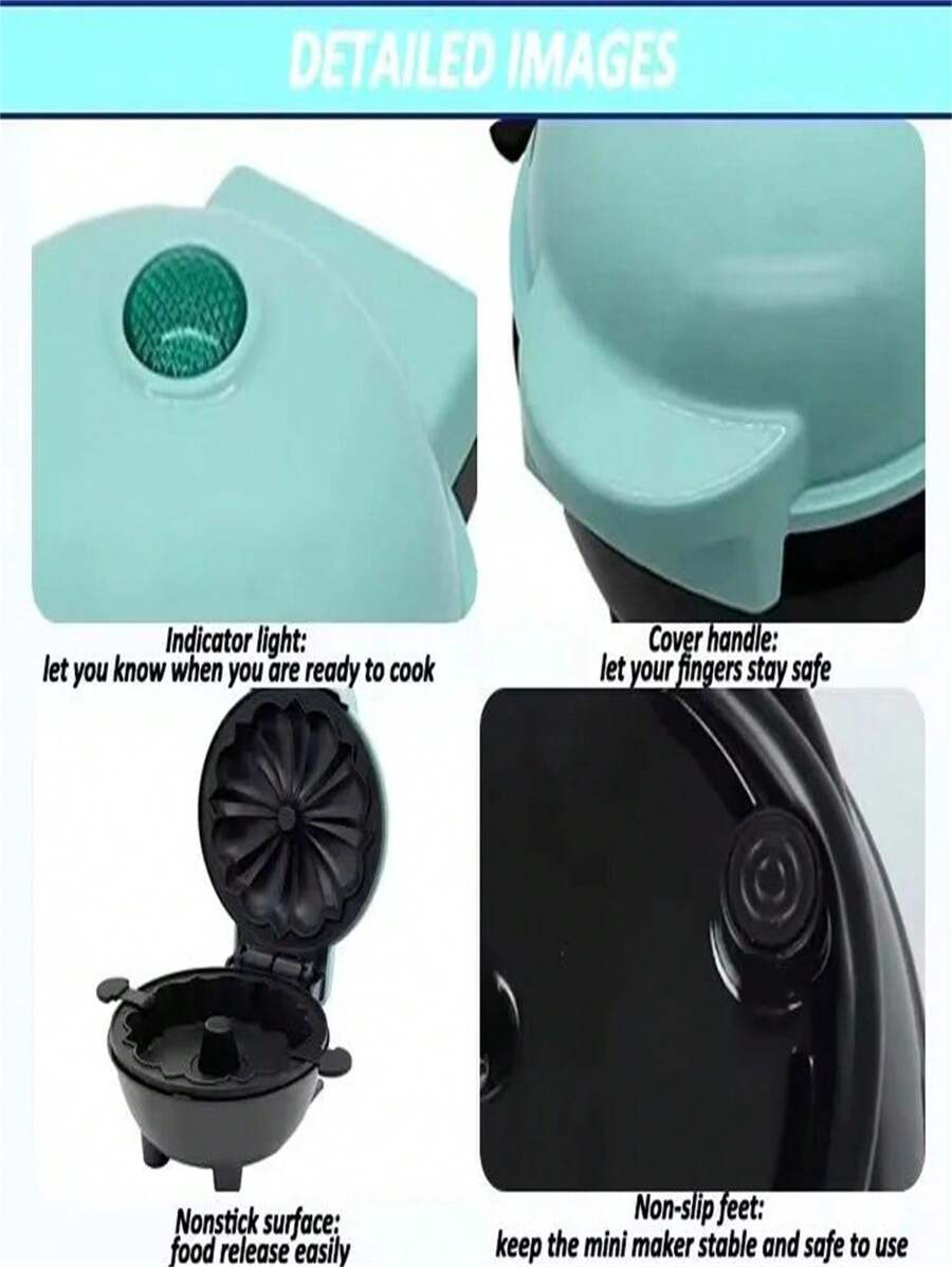 Mini Maquina De Fazer Bolo Bundt Maker 110v 3 Cores | SHEIN Brasil