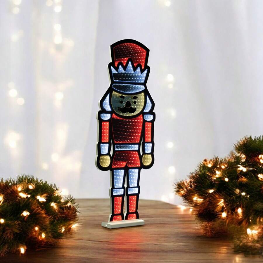 34"H Nutcracker Infinity Light With UL Plug | SHEIN USA