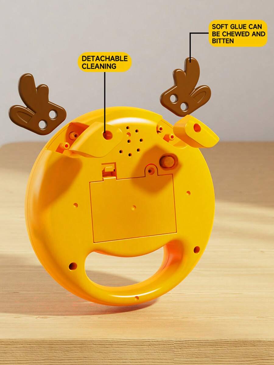 1pc Children Unisex Soother Clapper Rattle Hand Drum Early Education ...