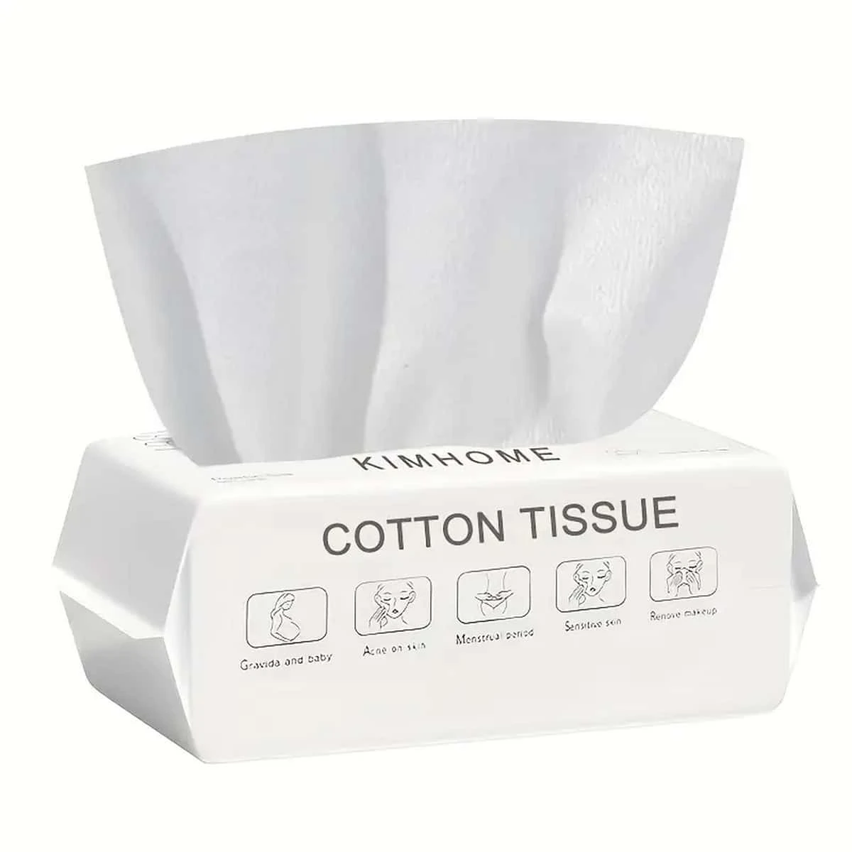Cotton Tissue Disposable Face Towel For Washing Soft Dry Wipes Facial ...