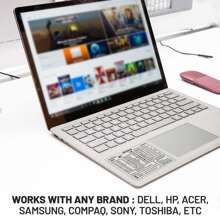 2 pièces Autocollant de raccourci clavier de référence pour PC Windows ...