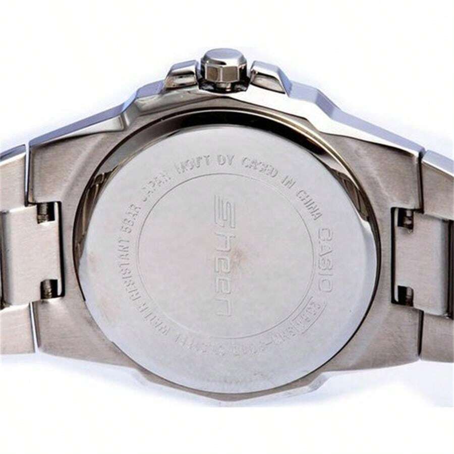 Casio SHEEN Waterproof Stainless Steel Strap Analog Mother Of Pearl ...