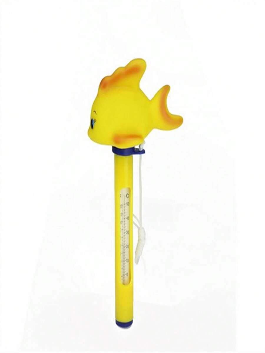 NorthLight 9.25 In. Yellow Goldfish Floating Swimming Pool Thermometer ...