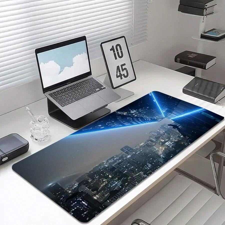 Urban Nightscape Mouse Pad Waterproof Mouse Pad Desktop Pad Large ...