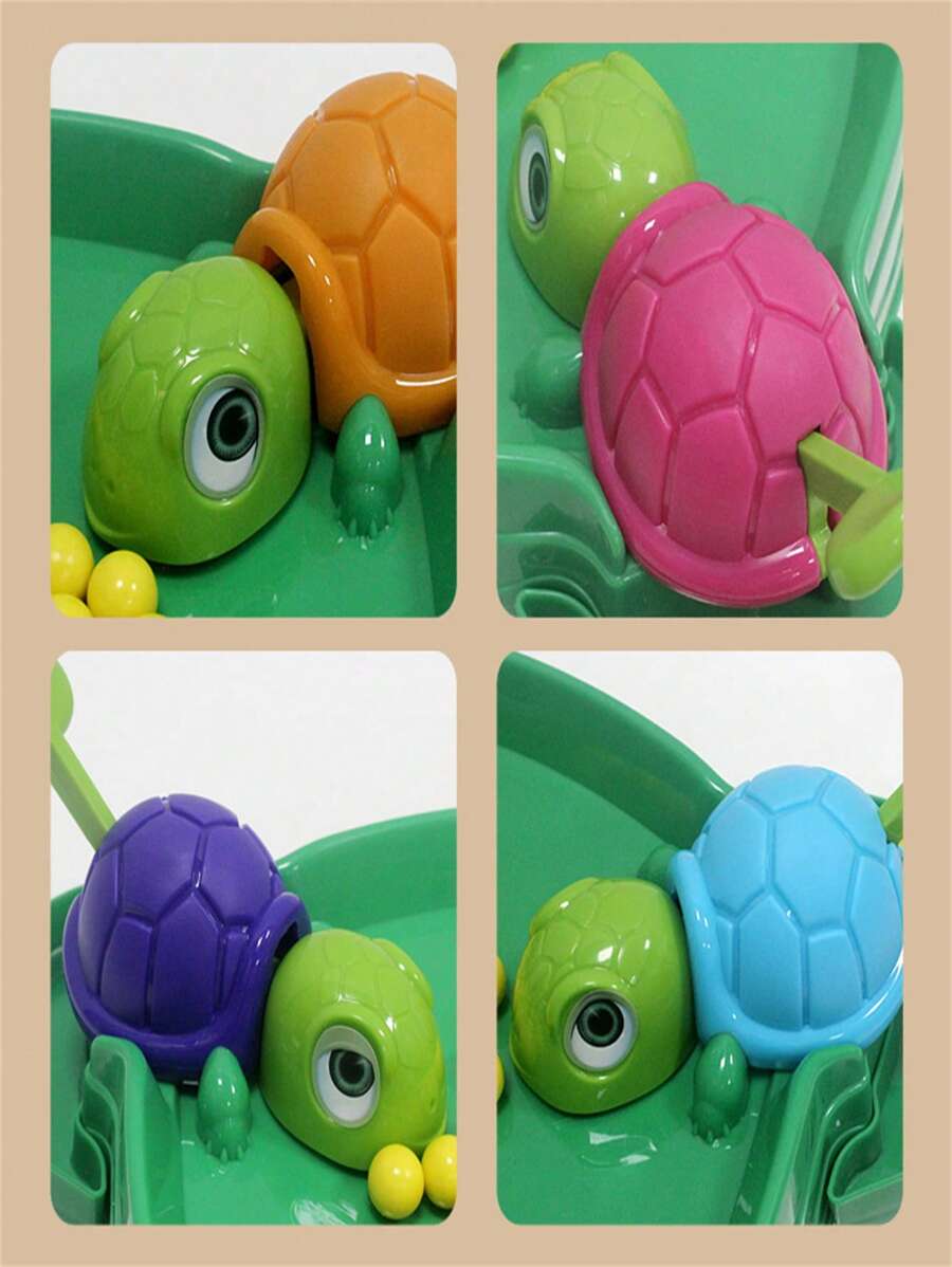 Kids Boys Girls Competitive Turtle Eating Beans Board Game, Interactive ...