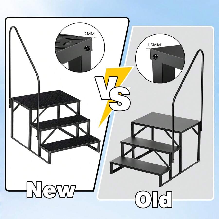 Swimming Pool Ladder Above Ground Pools,3 Step Stool Ladder With ...