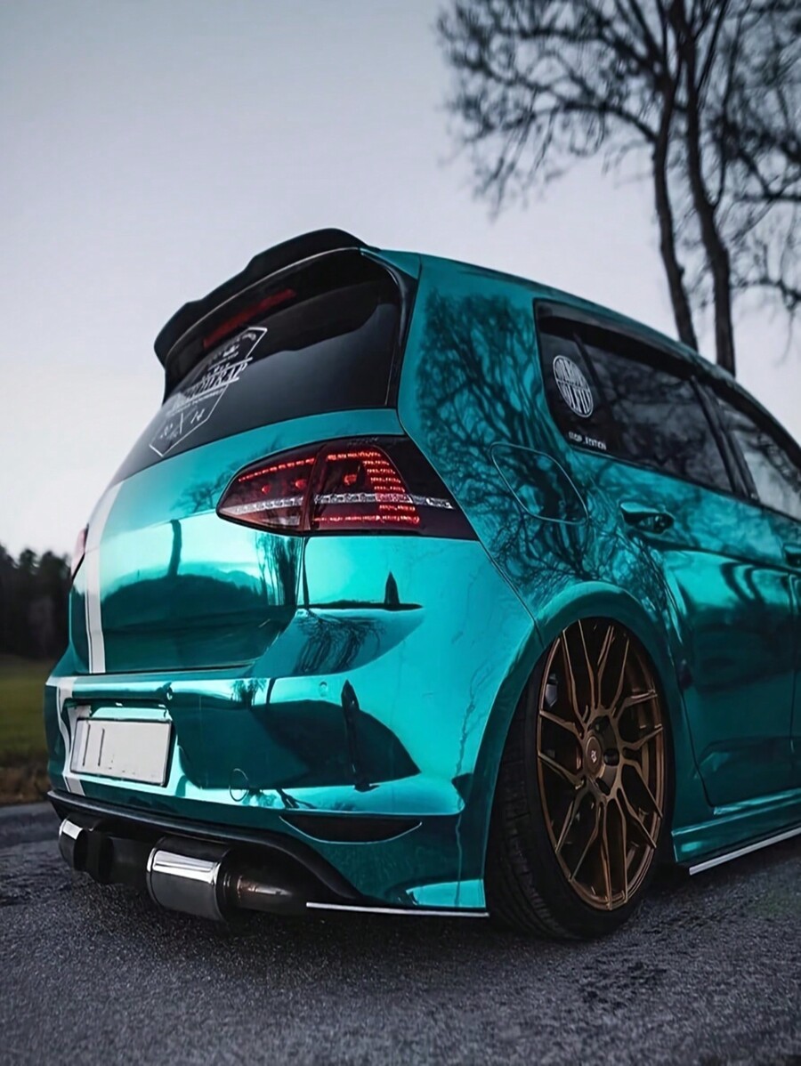 Smooth Black Rear Roof Spoiler Lip For Golf 7 MK7 GTI R 2013-2020 Car ...