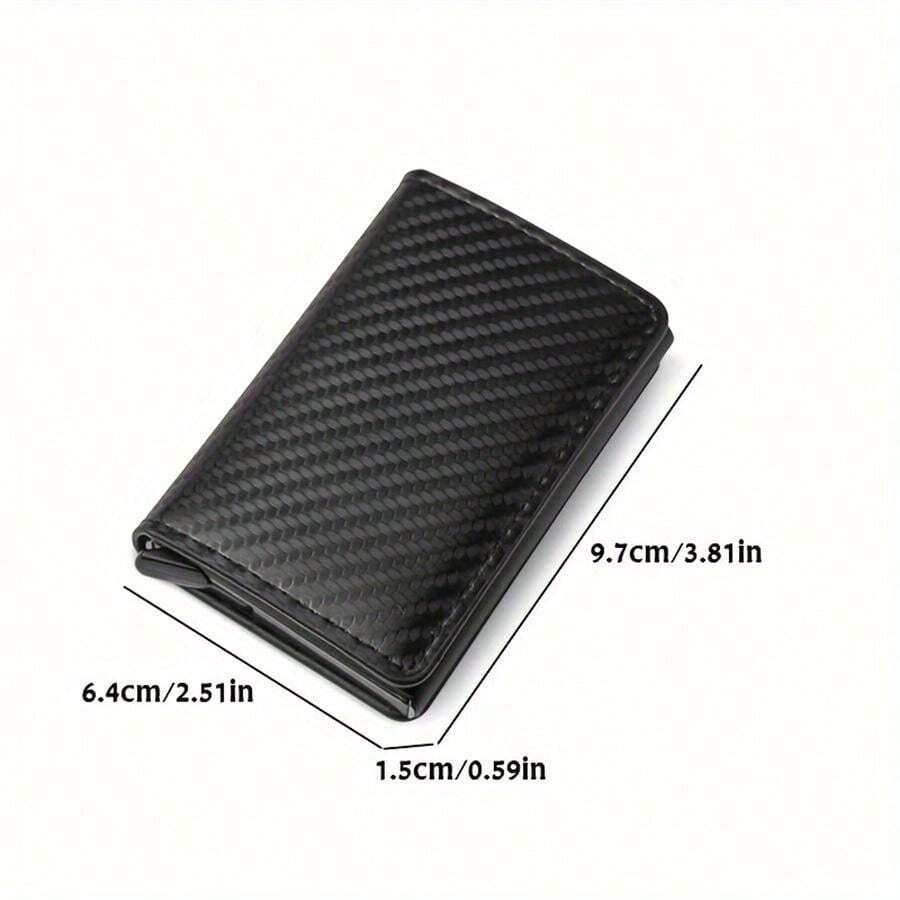 Men's Slim Magnetic Closure Wallet Pop-Up Card Holder RFID Blocking ...