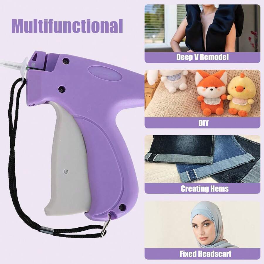 Quick Clothing Fixer,Consulbefor Sewing Machine,Quilt Tacking Gun,Micro ...