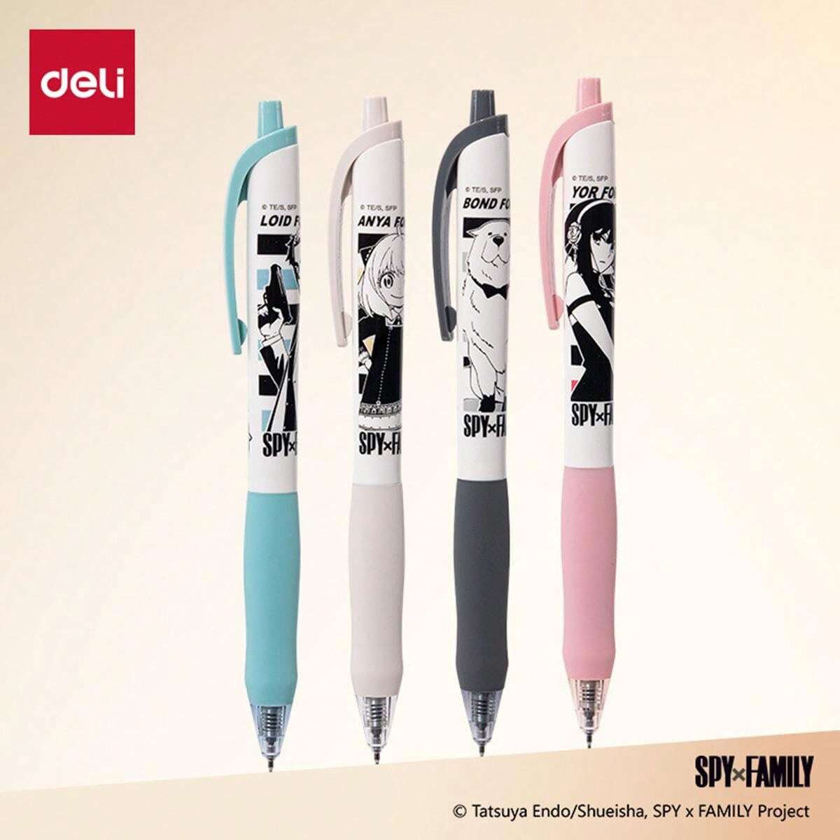 Stylo à bille rétractable 0,5 mm Deli S60-J à séchage rapide avec ...