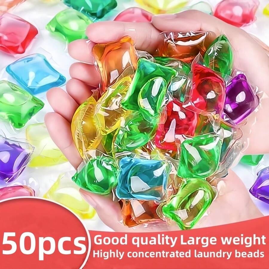50pcs Concentrated Laundry Pearls, Fragrant Pearls, Laundry Detergent ...