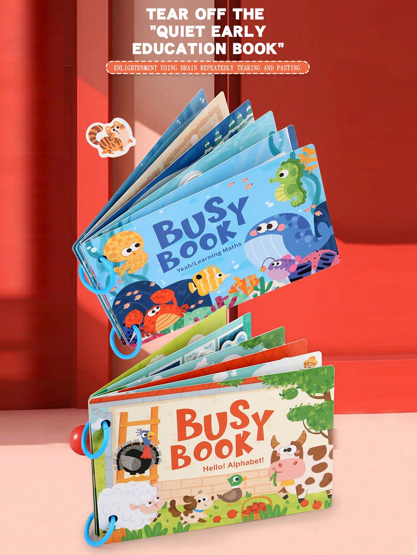 Magic Stick Toy Baby Early Educational Busy Book, Children Cognitive ...