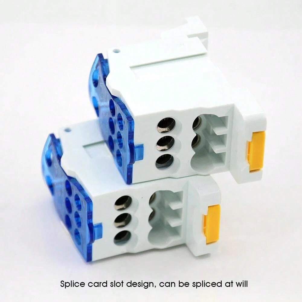 The New Listing One-Input Multiple-Output Guide Rail Junction Box UKK80A 125A 160A 250A 400A500A ...