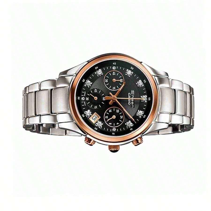 Casio Casio Edifice Sheen Chronograph Diamonds Design Ladies Watch SHN ...