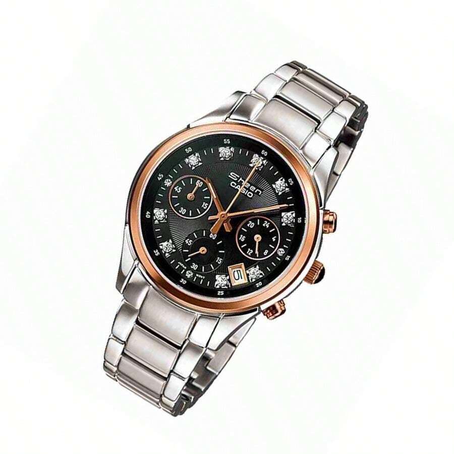 Casio Reloj para damas Casio Edifice Sheen Chronograph Diamonds Design ...