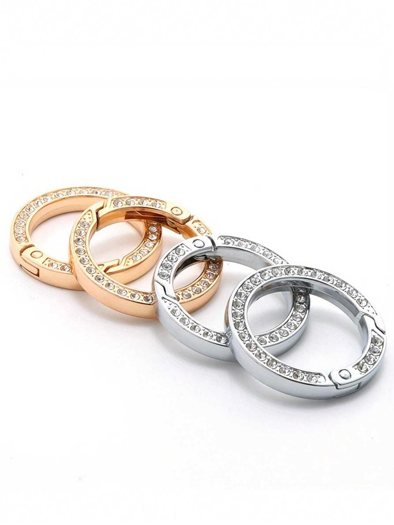 2pcs/4pcs/6pcs/8pcs Metal Spring O-Ring Clips, Alloy Trigger Spring ...