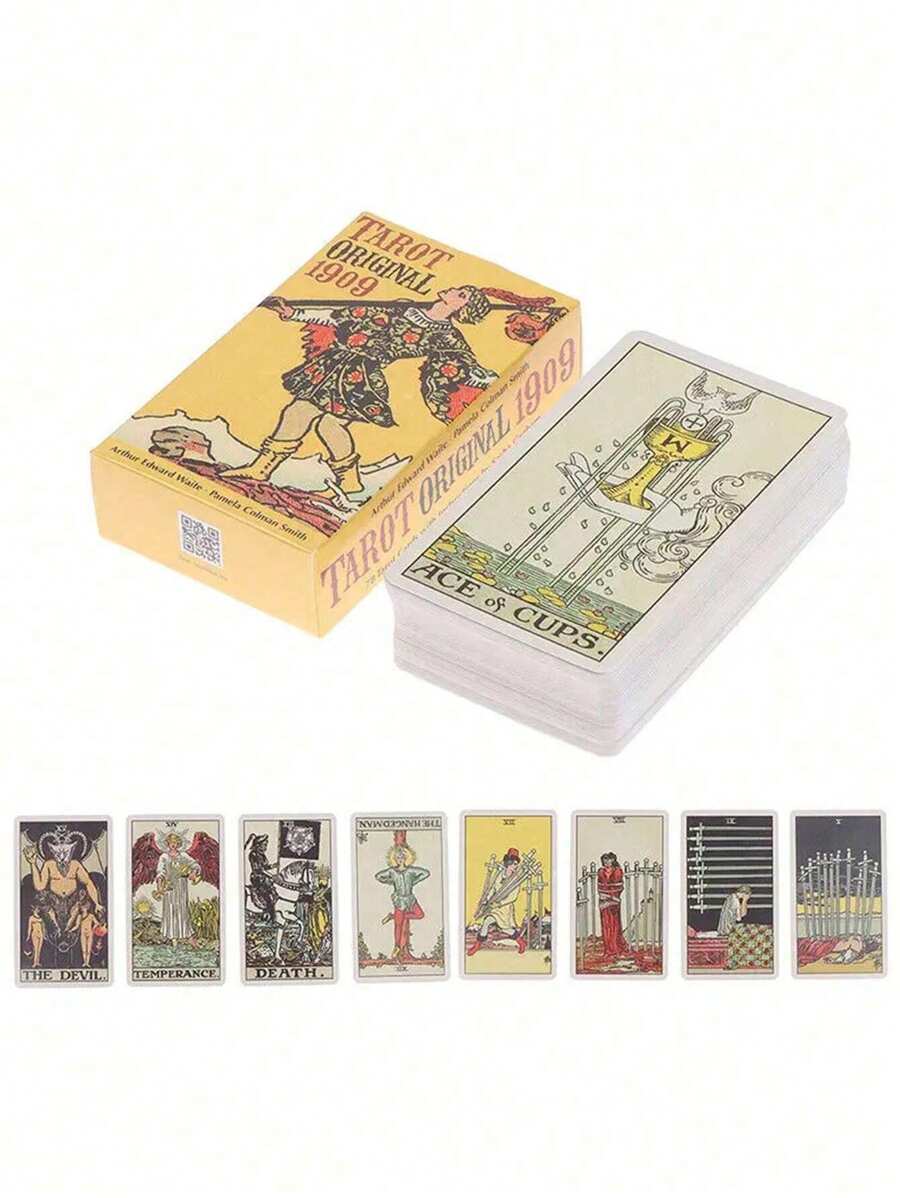 1 Set Of Tarot Cards Original 1909 Board Game, Tarot Cards For Oracles ...