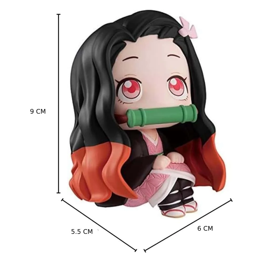 Figurine Kimetsu No Yaiba Shuaiyin Nezuko Kamado 9 CM Anime Moving Head ...