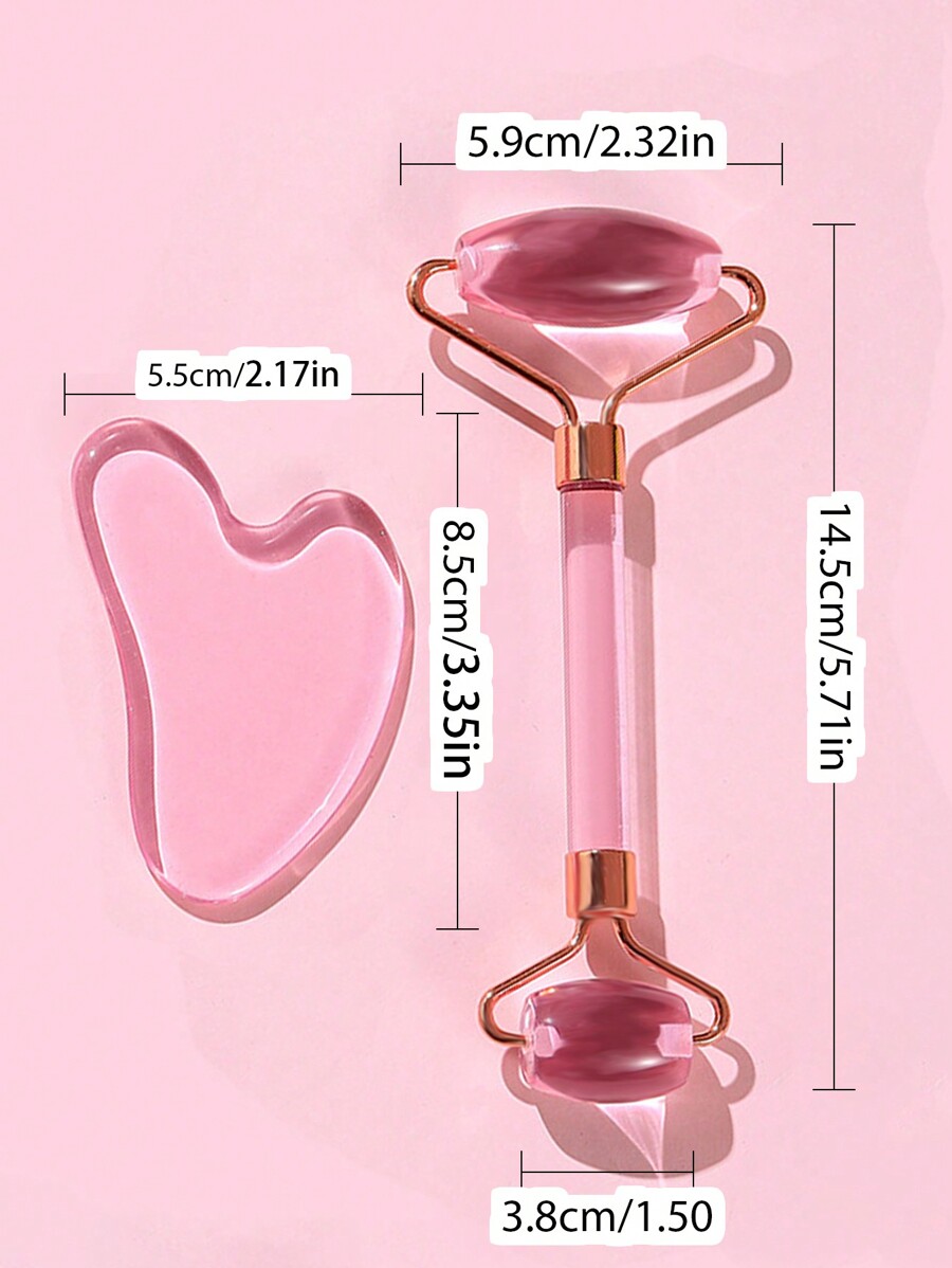 2pcs/Set Facial Beauty Scraping Tool Set, Face Lifting Massage Gadget ...