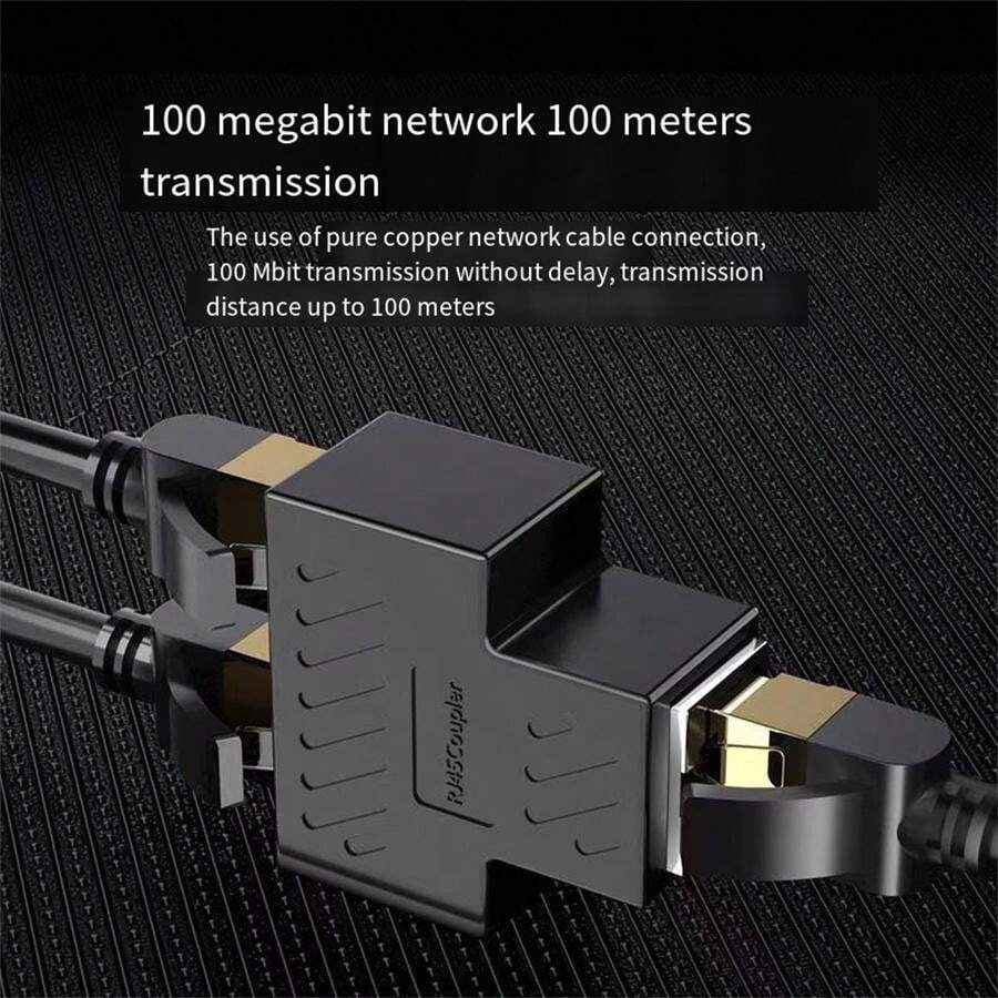 (2 utilizzati insieme) 1 a 2 Splitter adattatore Ethernet Gigabit ...