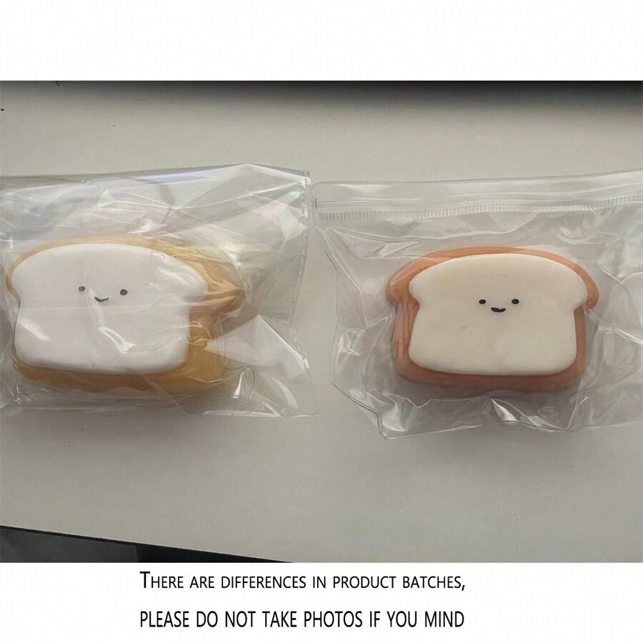 Ultra-Soft Squishy Toast Stress Relief Toy - Cute Bread Pinch & Slow ...
