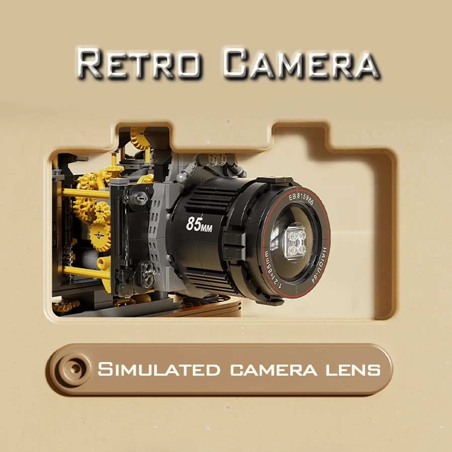Decoração Artística para Entusiastas de Fotografia Câmera Vintage DSLR ...