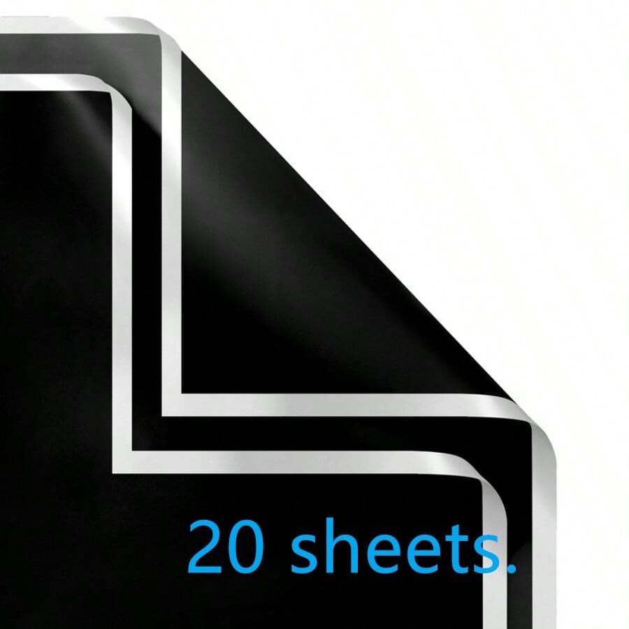 20 Sheets Of Gilt-Edged Jelly Paper Christmas Gift Gift Flowers ...