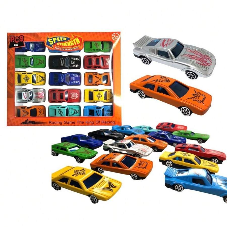 Kit With 15 Colorful Cars Collection Toy Cars For Boys for Sale ...