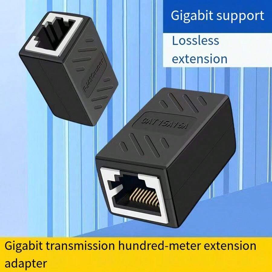 Gigabit Ethernet Connector, RJ45 Network Coupler For Fast Connection ...